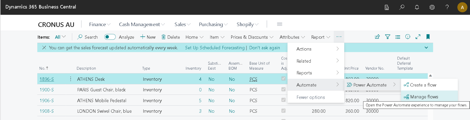 Connect Microsoft Power Platform with Business Central